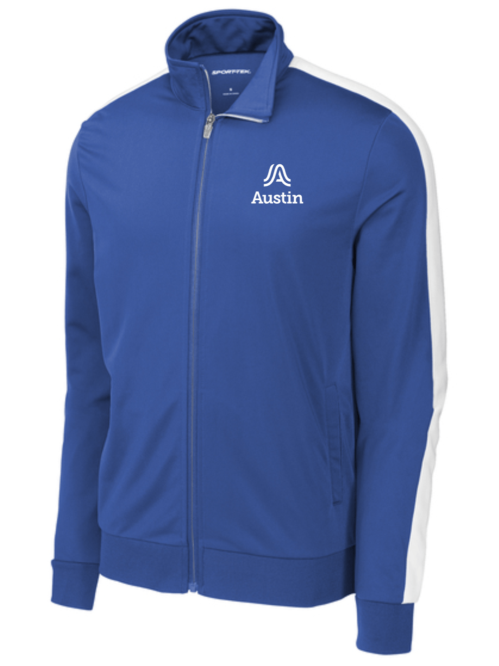 Sport-Tek ® Tricot Sleeve Stripe Track Jacket JST94 – City of Austin ...